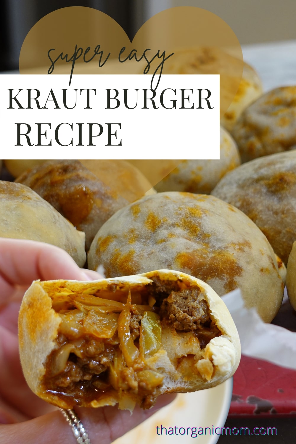 Mom's Kraut Burger Recipe - comfort food from my childhood