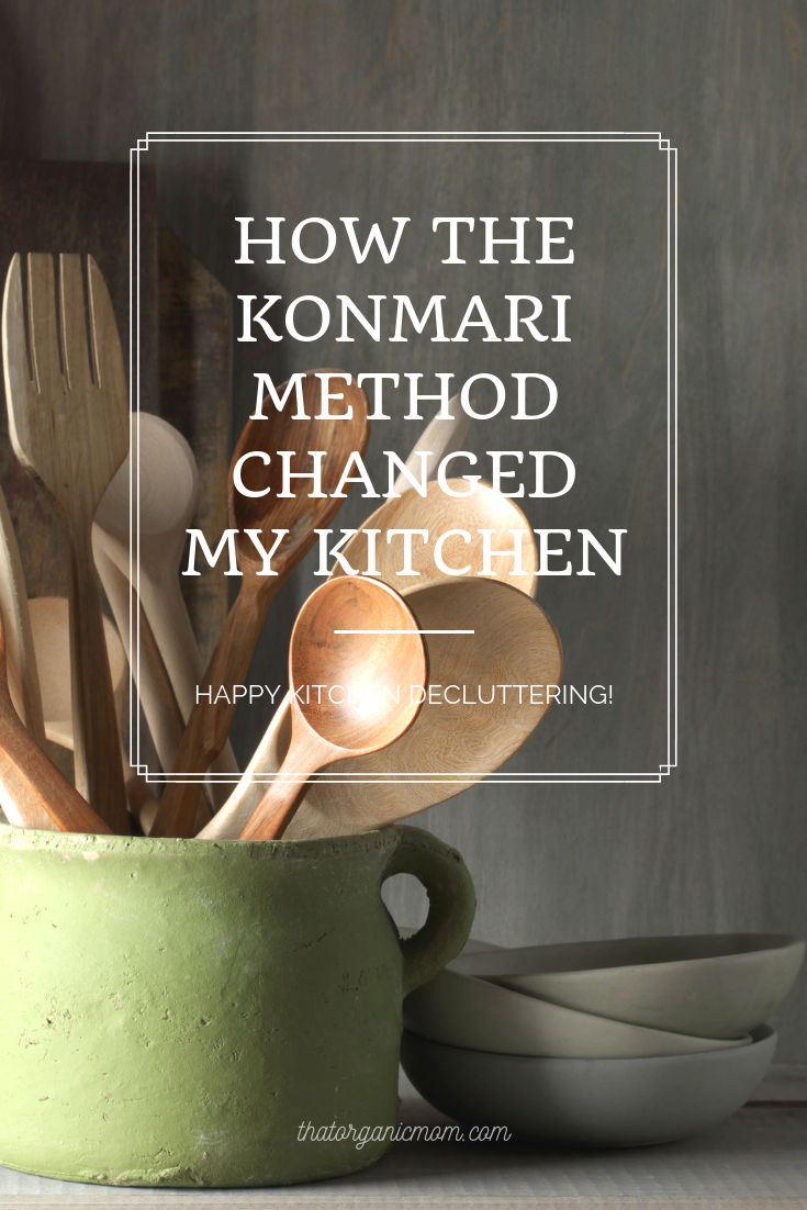 How using the KonMari method for kitchen decluttering sparked joy in me!