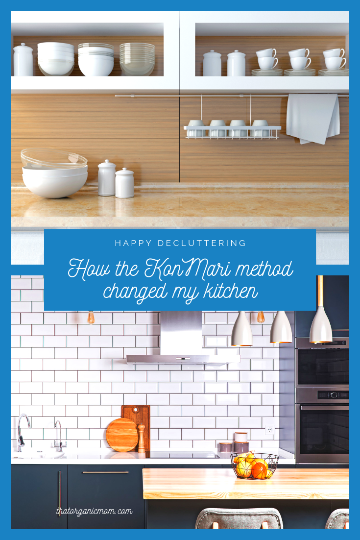 How using the KonMari method for kitchen decluttering sparked joy in me!