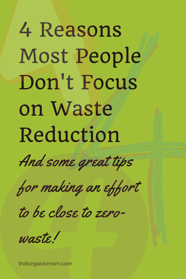 4 Reasons People Don't Worry about Waste Reduction