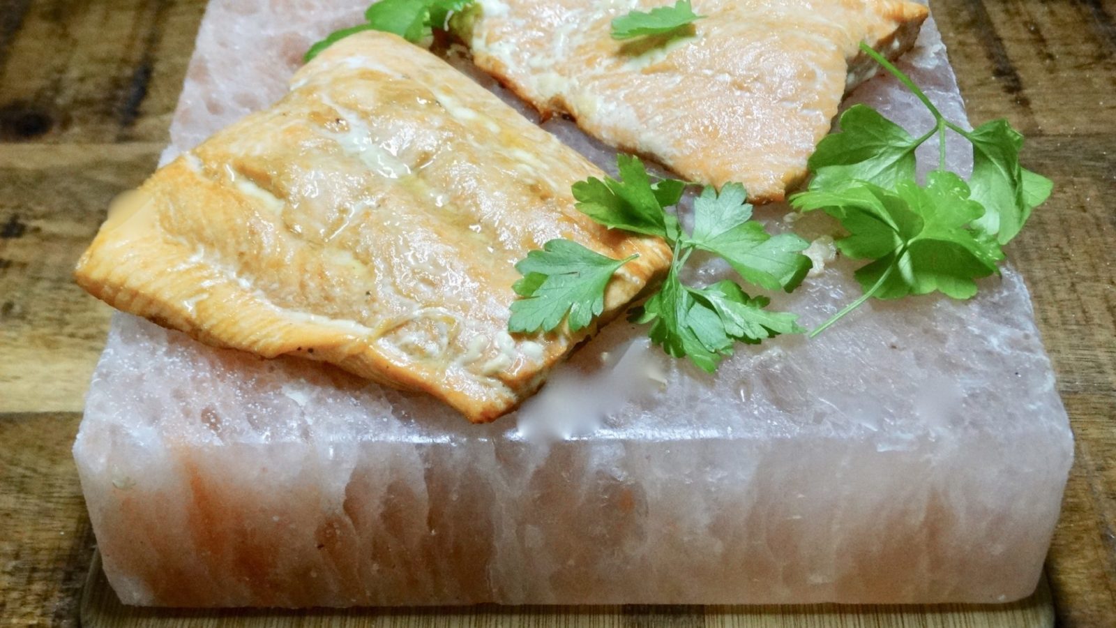 Using a Himalayan Salt Block to Cook Salmon (with recipe)