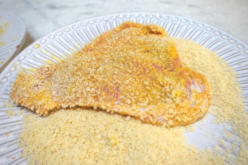 Pork Schnitzel with Creamy Dill Sauce