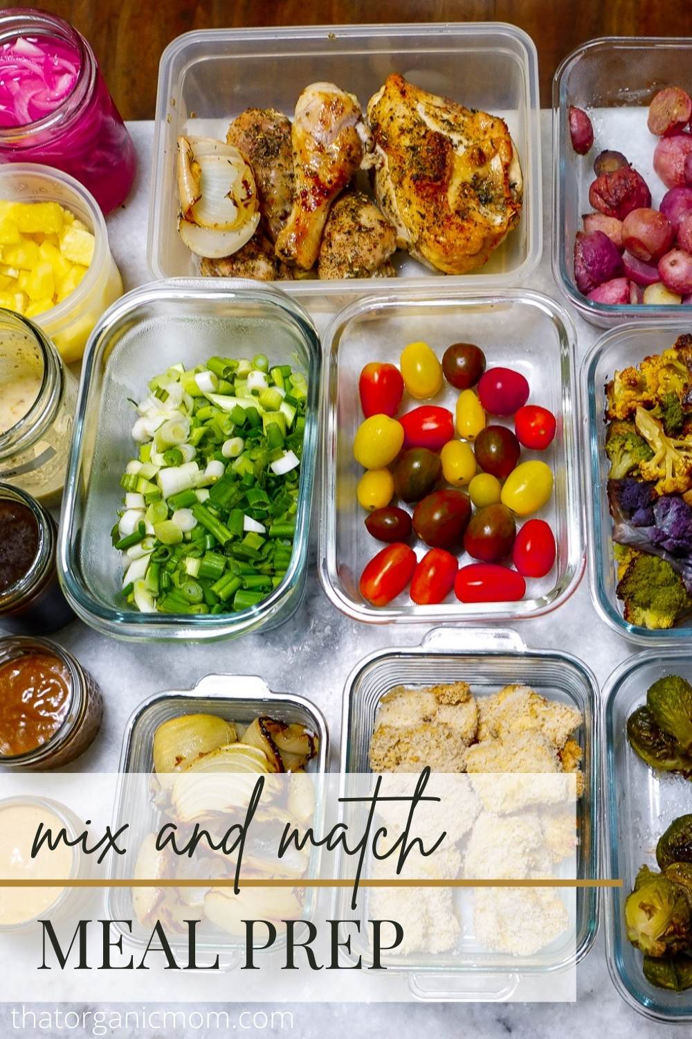 Mix & Match Meal Prep for Healthy Dinners All Week